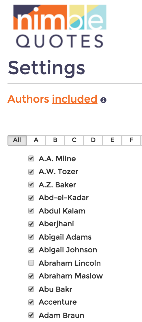 Personalizing Inspirational Quotes on Twitter - Nimble Quotes